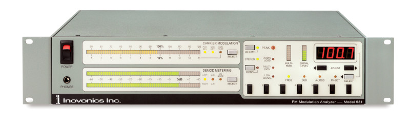 FM Modulation Monitor - Model 531 | Inovonics Broadcast, Inc.